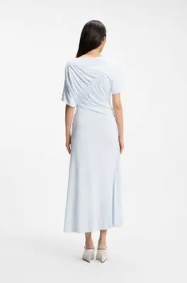 BOSS Slim-fit Gathered Dress