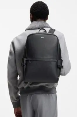 BOSS Backpack With Silver-tone Logo