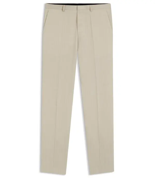 Hugo Extra-slim-fit Wool-blend Poplin Trousers