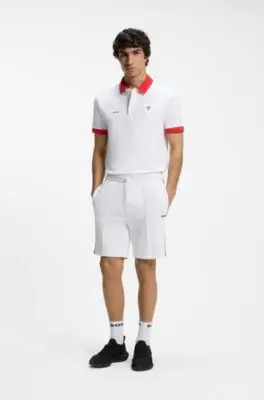 BOSS Paddy Polo Shirt With Country Flag - England