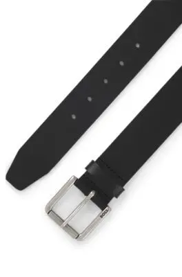 BOSS Leather Belt With Roller Buckle