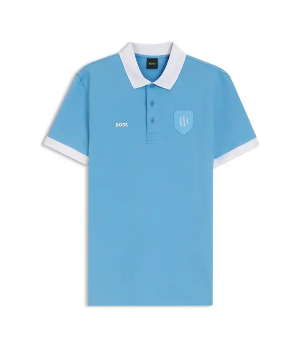 BOSS Paddy Polo Shirt With Country Flag - Argentina