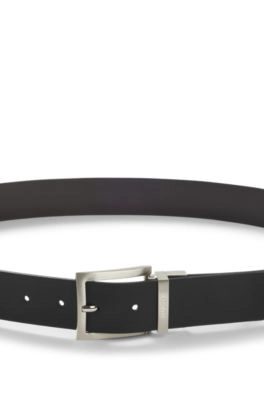 Hugo Reversible Pin-buckle Belt In Italian Leather