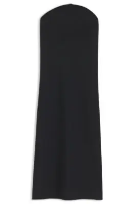 BOSS Stretch-crepe Bandeau Dress With Corset