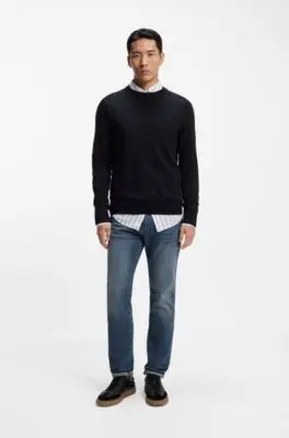 BOSS Maine Regular-fit Jeans In Stretch Denim - Blue