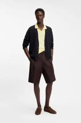 BOSS By Beckham Polo Shirt In Cotton And Silk