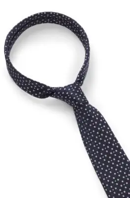 BOSS Jacquard-pattern Neck Tie - Light Pink