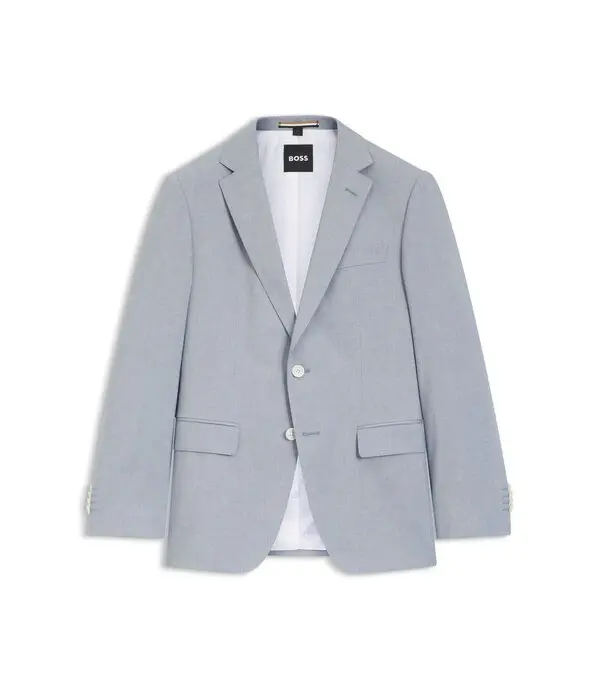 BOSS Slim-fit Patterned Chiffon Jacket