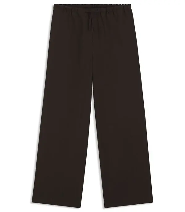 BOSS Drawstring Virgin Wool Pants - Brown