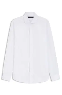 BOSS By Beckham Slim-fit Cotton Shirt