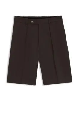 BOSS By Beckham Cotton Shorts - Brown