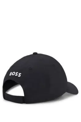 BOSS Five-panel Cap With Tennis Artwork - Black