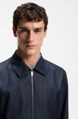 BOSS Water-repellent Jacket - Dark Blue