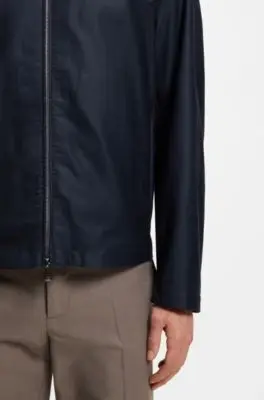 BOSS Water-repellent Jacket - Dark Blue