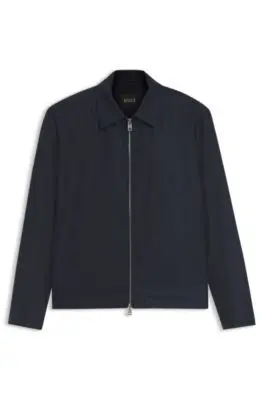 BOSS Water-repellent Jacket - Dark Blue