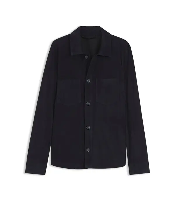 BOSS Metis Suede Shirt With Nappalan Inner