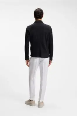 BOSS Metis Suede Shirt With Nappalan Inner