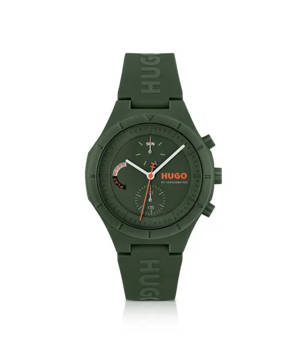 Hugo Watch With Logo Silicone Strap - Assorted Pre Pack