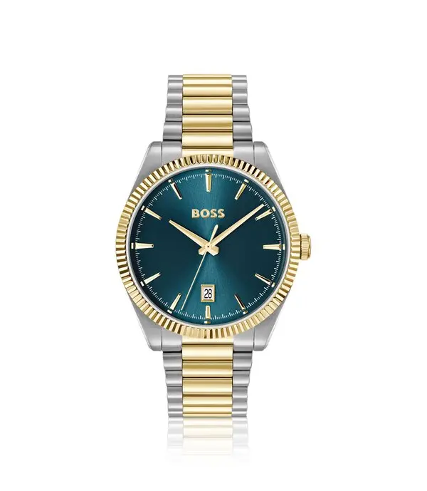 BOSS Two-tone Bracelet Watch With Fluted Bezel - Assorted Pre Pack