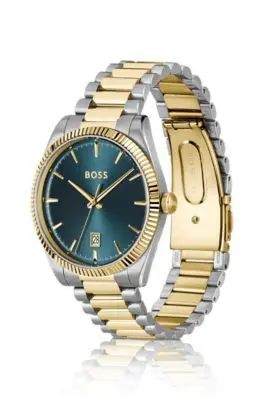 BOSS Two-tone Bracelet Watch With Fluted Bezel - Assorted Pre Pack