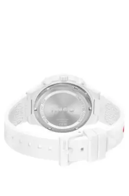 Hugo Watch With Logo Silicone Strap
