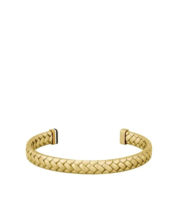 BOSS Gold-tone Cuff With Herringbone Pattern - Assorted Pre Pack