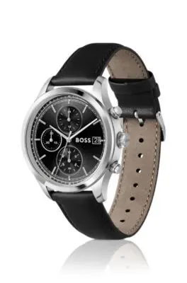 BOSS Stratus Chronograph Watch With Leather Strap - Assorted Pre Pack