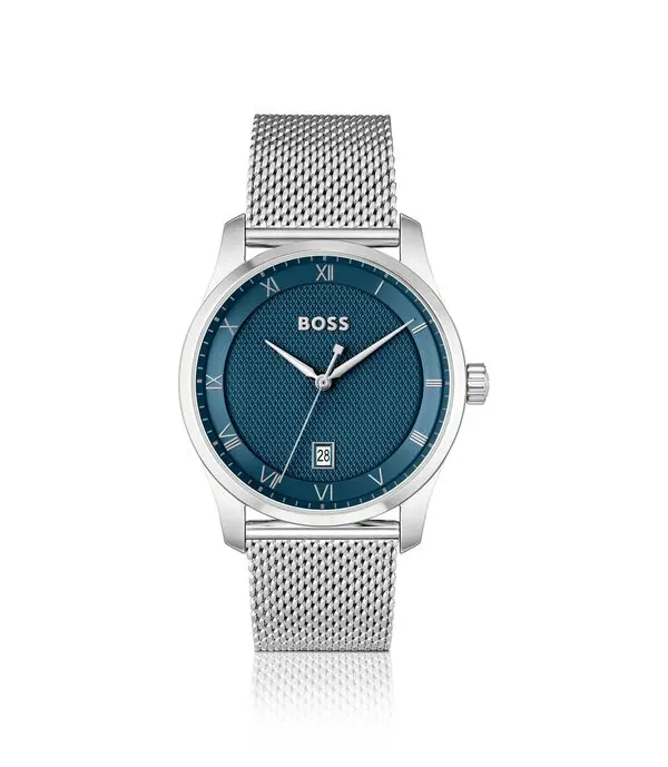 BOSS Principle Mesh-bracelet Watch With Patterned Dial - Assorted Pre Pack