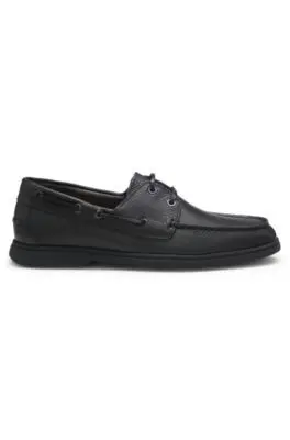 BOSS Leather Boat Shoes