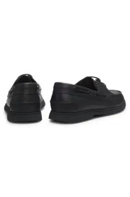 BOSS Leather Boat Shoes
