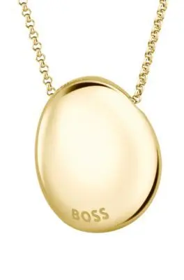 BOSS Gold-tone Necklace With Pendant