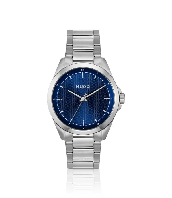 Hugo Stainless-steel Watch With Textured Dial - Assorted Pre Pack
