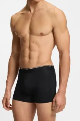 BOSS Three-pack Of Bamboo-blend Boxer Briefs