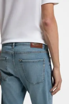 BOSS Slim-fit Jeans In Comfort-stretch Denim - Blue