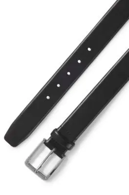 BOSS Italian Leather Belt - Black