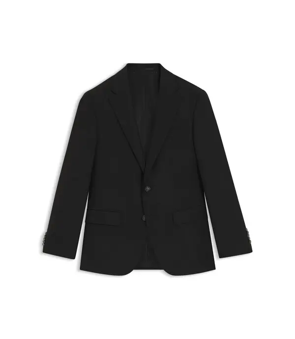 BOSS Slim-fit Jacket In Stretch Wool - Black