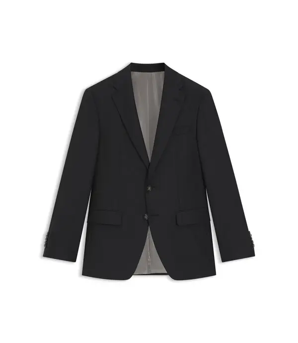 BOSS Slim-fit Jacket In Stretch Wool - Light Grey
