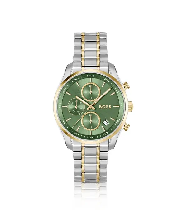 BOSS Two-tone Watch With Green Dial - Assorted Pre Pack