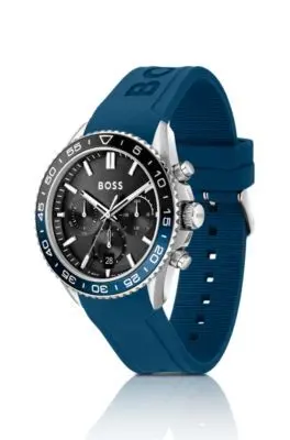 BOSS Chronograph Watch With Silicone Strap