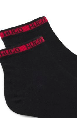 Hugo Two-pack Of Short Socks With Logo