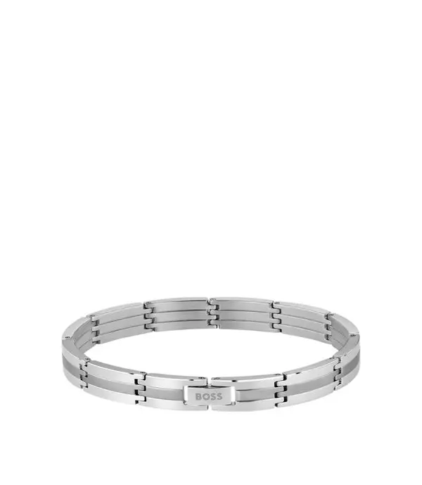 BOSS Silver-tone Steel Link Cuff - Assorted Pre Pack