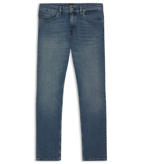 BOSS Delaware Slim-fit Comfort-stretch Denim Jeans - Blue