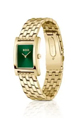 BOSS Gold-tone Steel Watch With Sunray Dial - Assorted Pre Pack