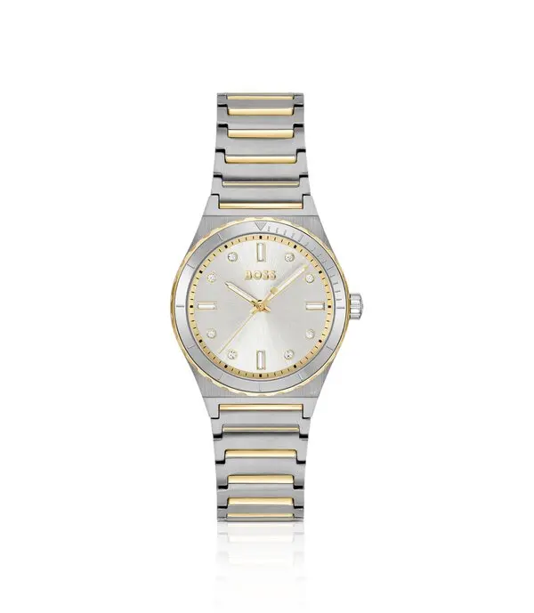 BOSS Silver And Gold Tone Watch With Crystals - Assorted Pre Pack