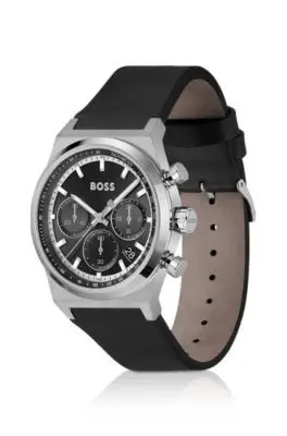 BOSS Chronograph Watch With Leather Strap - Assorted Pre Pack
