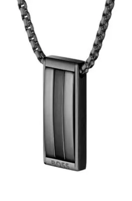 BOSS Stainless-steel Necklace With Pendant