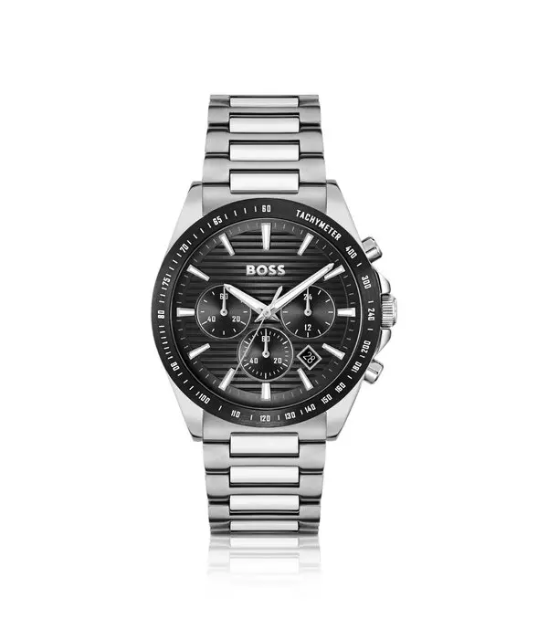 BOSS Steel Bracelet Chronograph Watch With Black Plating - Assorted Pre Pack