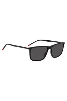 Hugo Acetate Sunglasses With Tubular Temples