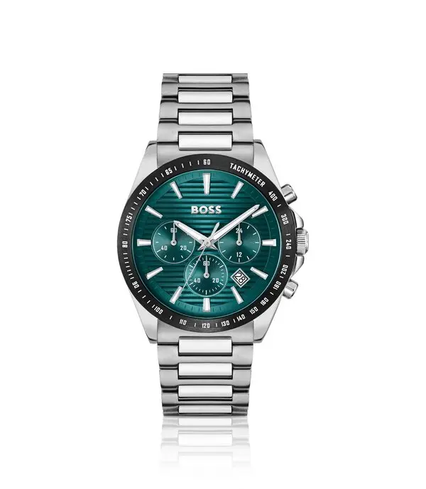 BOSS Link-bracelet Chronograph Watch With Grooved Dial - Assorted Pre Pack