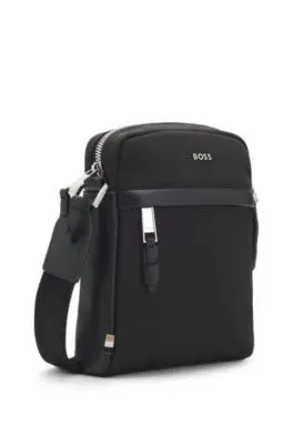 BOSS Reporter Bag With Leather Trims
